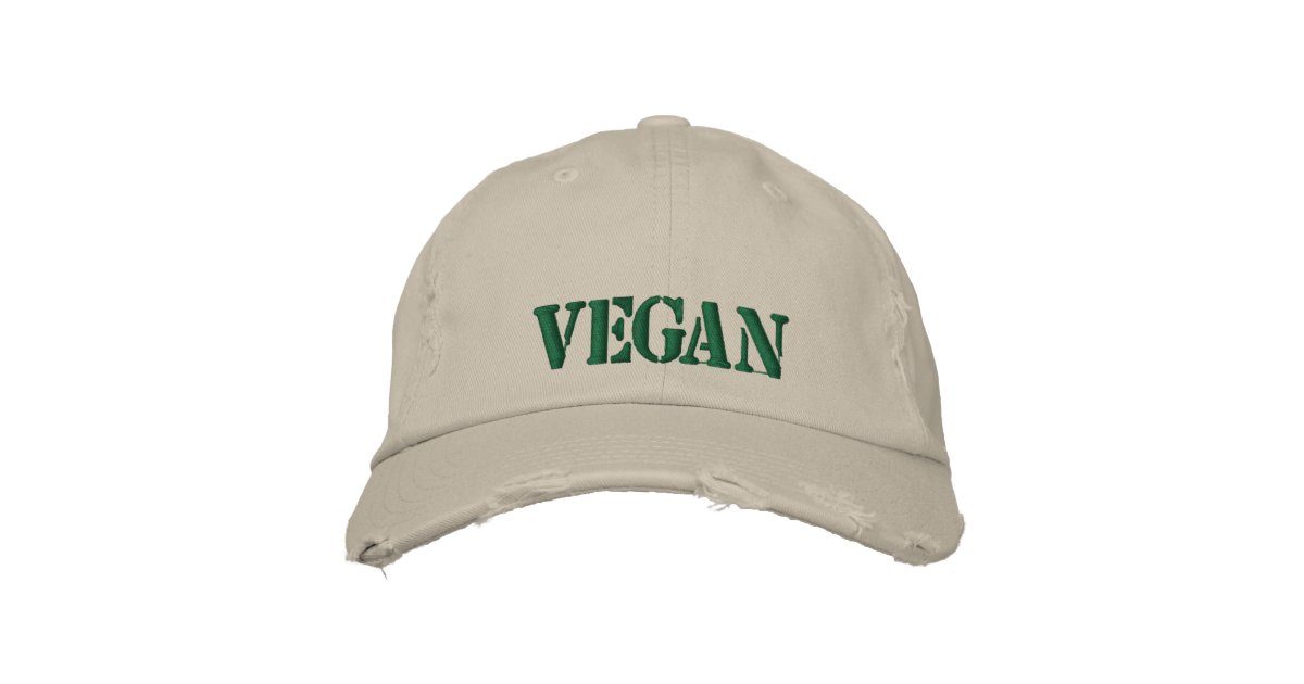 Vegan cap | Zazzle