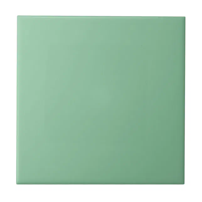Vegan Green Square Kitchen and Bathroom Ceramic Tile | Zazzle