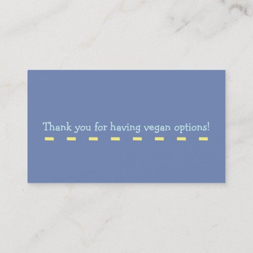 Vegan Restaurant Cards | Zazzle