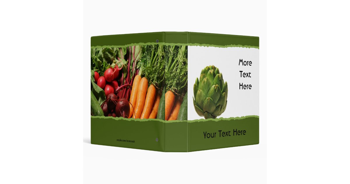 Vegetable Binder | Zazzle