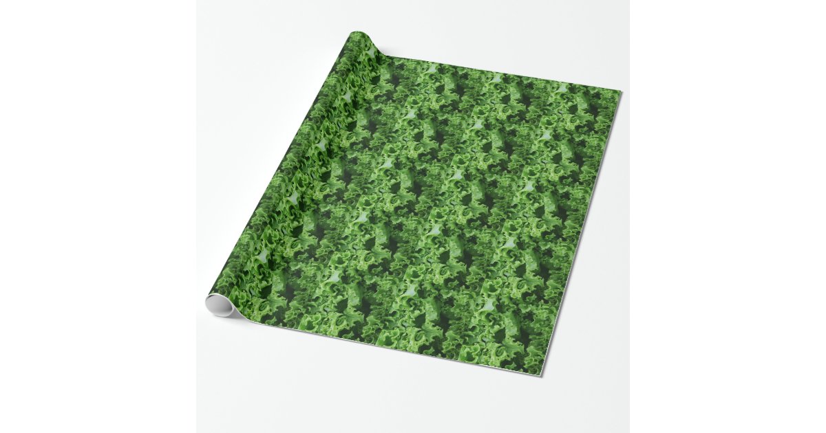 Vegetable Food Green Lettuce Wrapping Paper | Zazzle