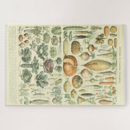 Vegetable Identification Chart Jigsaw Puzzle | Zazzle