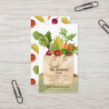 Vegetable Produce Farm Business Card | Zazzle