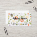 Vegetables Background | Fresh Produce Business Card | Zazzle