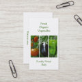 Vegetables business card | Zazzle