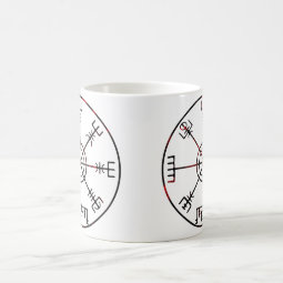 Vegvisir runic compass coffee mug | Zazzle