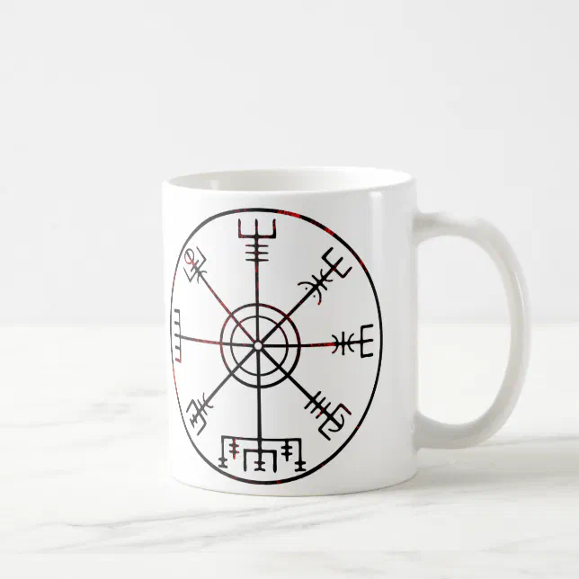 Vegvisir runic compass coffee mug | Zazzle
