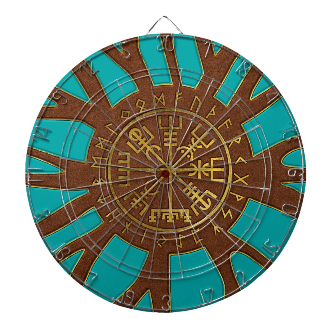 Vegvisir - Viking Navigation Compass Dart Board | Zazzle
