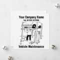 Vehicle Maintenance Business Card | Zazzle