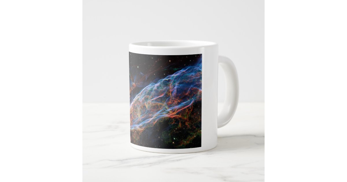 Veil Nebula Supernova Remnants Hubble Telescope Giant Coffee Mug | Zazzle