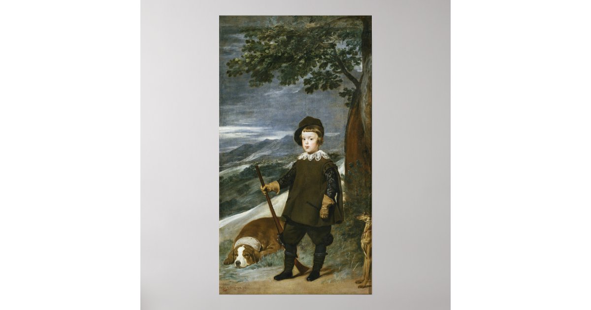 Velazquez - Prince Baltasar Carlos Hunter 1635 Poster | Zazzle