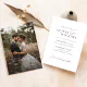 Vellum Overlay Wedding Invitation With Photo | Zazzle
