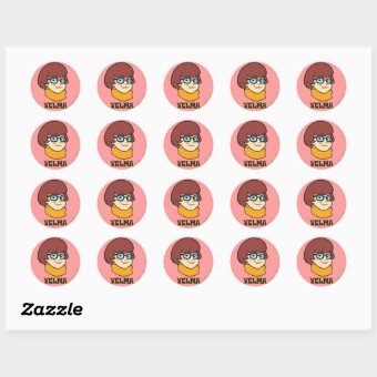 Velma Name Graphic Classic Round Sticker | Zazzle