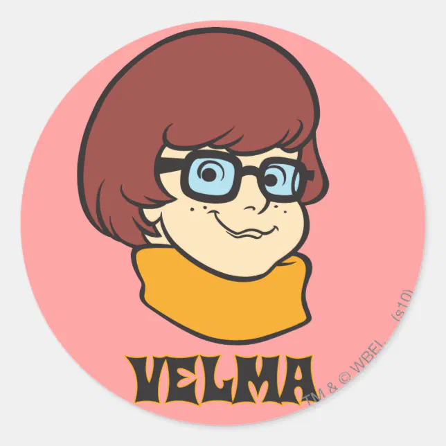 Velma Name Graphic Classic Round Sticker | Zazzle