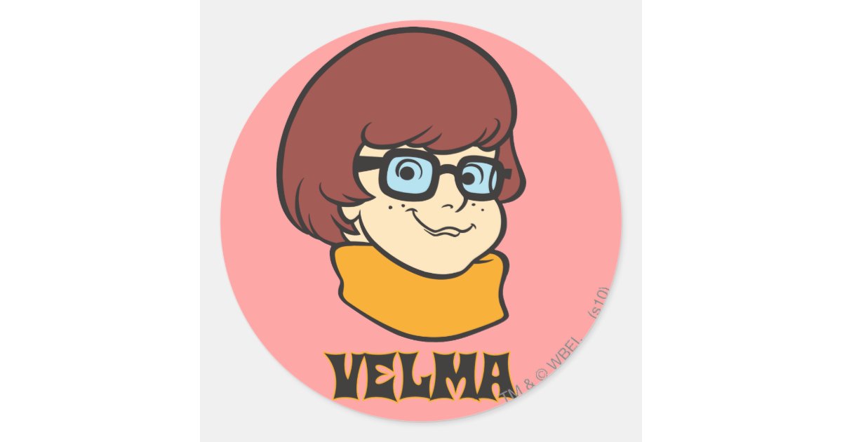 Velma Name Graphic Classic Round Sticker | Zazzle