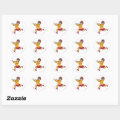 Velma Running Classic Round Sticker | Zazzle
