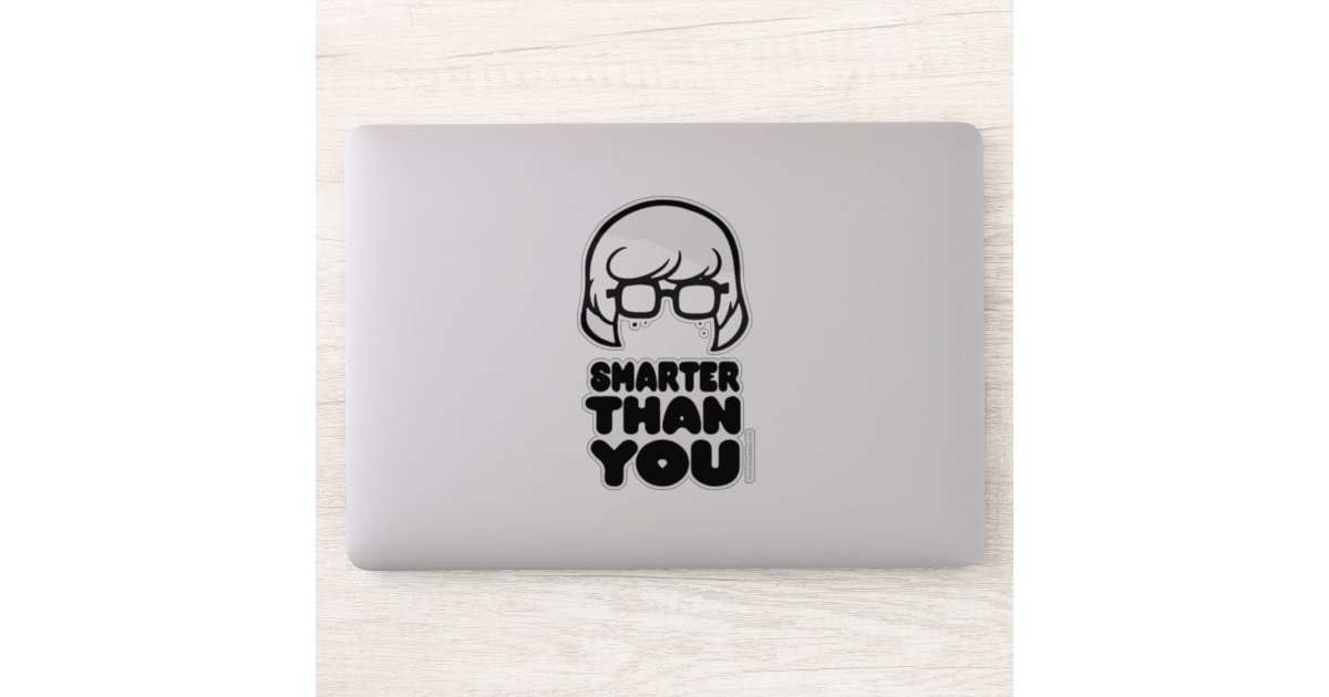 Velma "Smarter Than You" Graphic Sticker | Zazzle