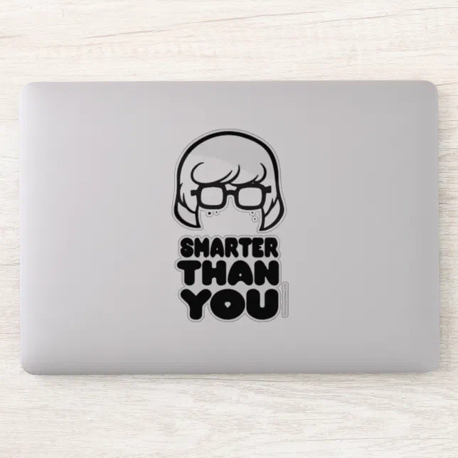 Velma "Smarter Than You" Graphic Sticker | Zazzle