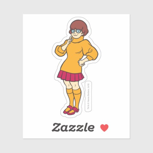 Velma Solves The Case Sticker | Zazzle