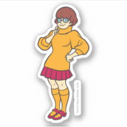 Velma Solves The Case Sticker | Zazzle