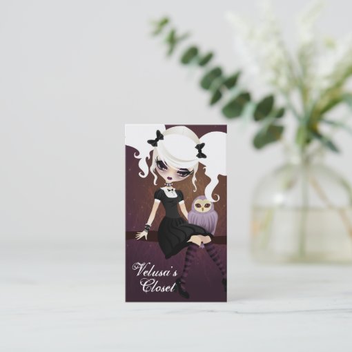 Velusa Misery Business Card | Zazzle