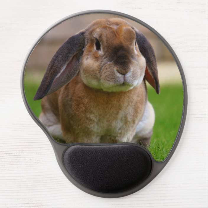 Velveteen Lop Bunny Rabbit Gel Mouse Pad | Zazzle.com