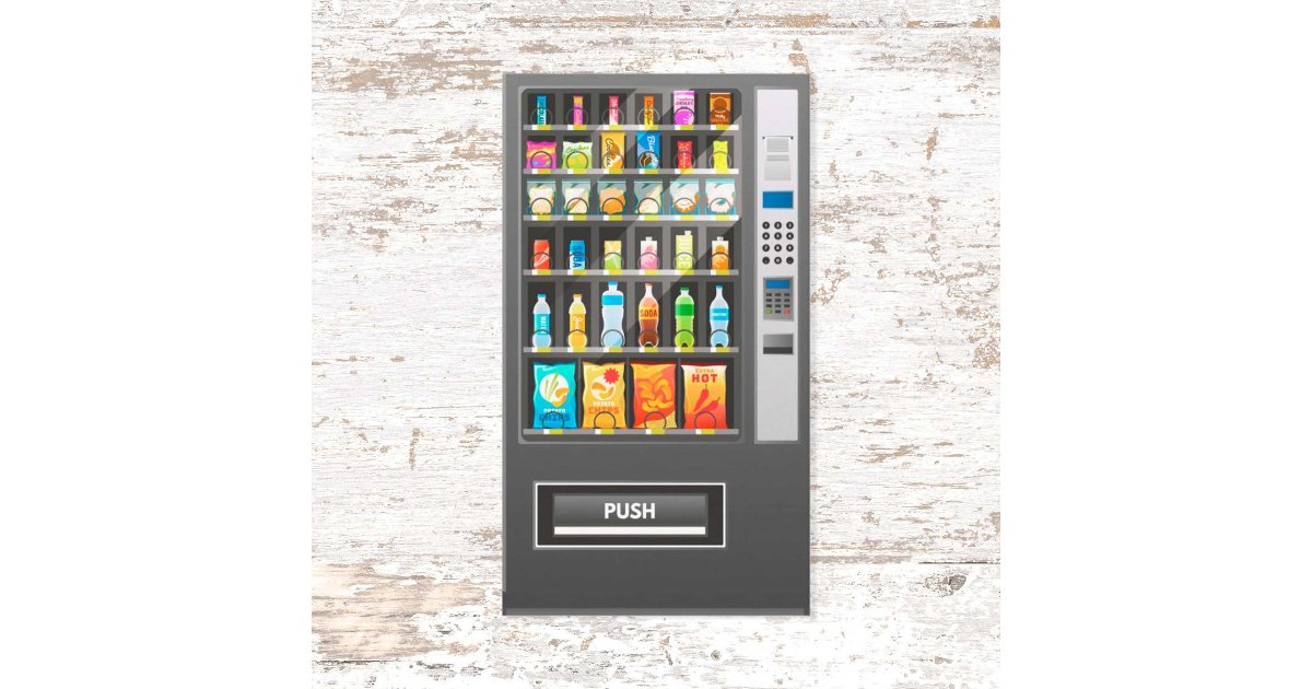 Vending Machine Business Card | Zazzle
