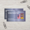Vending Vendor Business Card | Zazzle