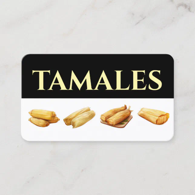 Vendo tamales Business Card | Zazzle