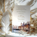 Venetian Splendor Wedding Basilica della Salute In Invitation | Zazzle