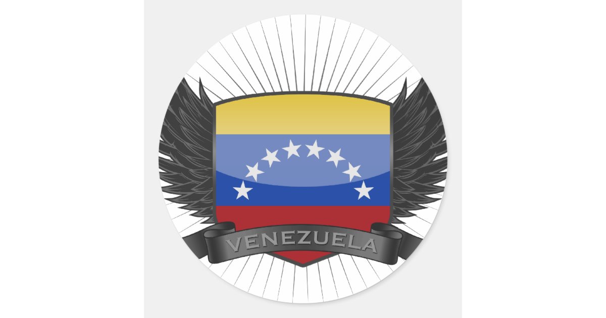 VENEZUELA CLASSIC ROUND STICKER | Zazzle