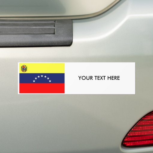 VENEZUELA FLAG Bumper Sticker | Zazzle