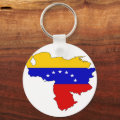 Venezuela flag map keychain | Zazzle