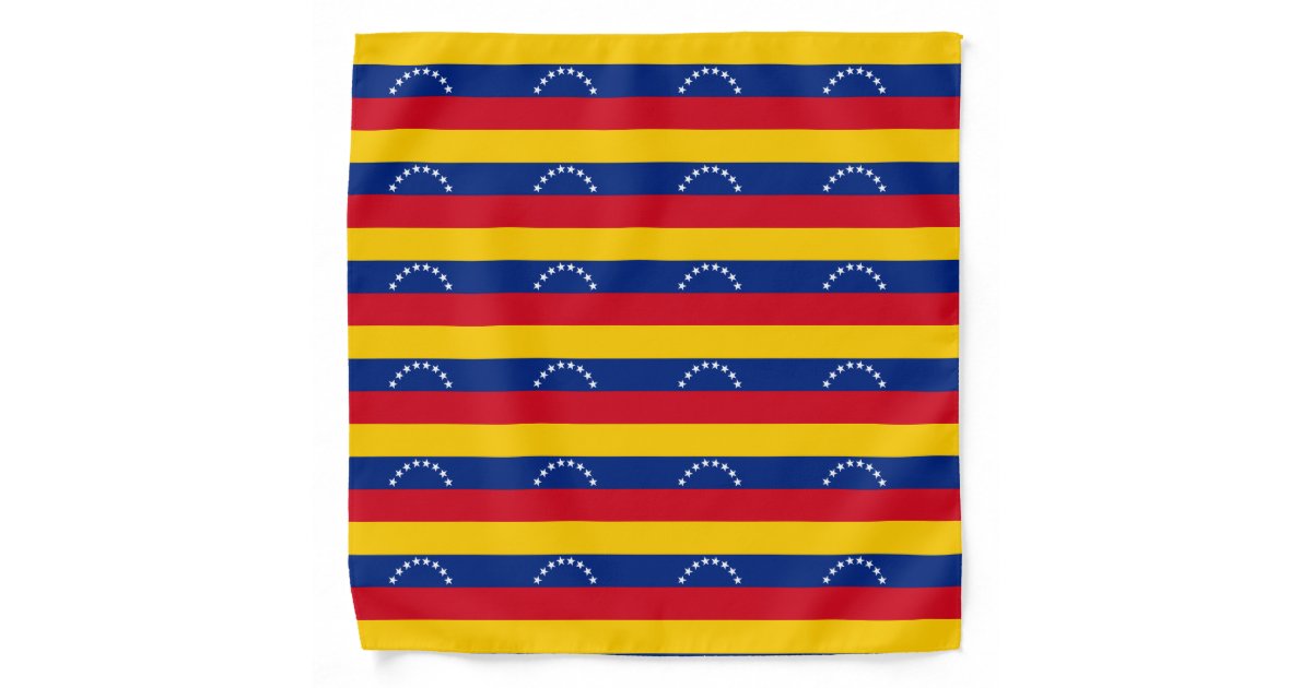 Venezuela flag patriotic Venezuelans Bandana | Zazzle