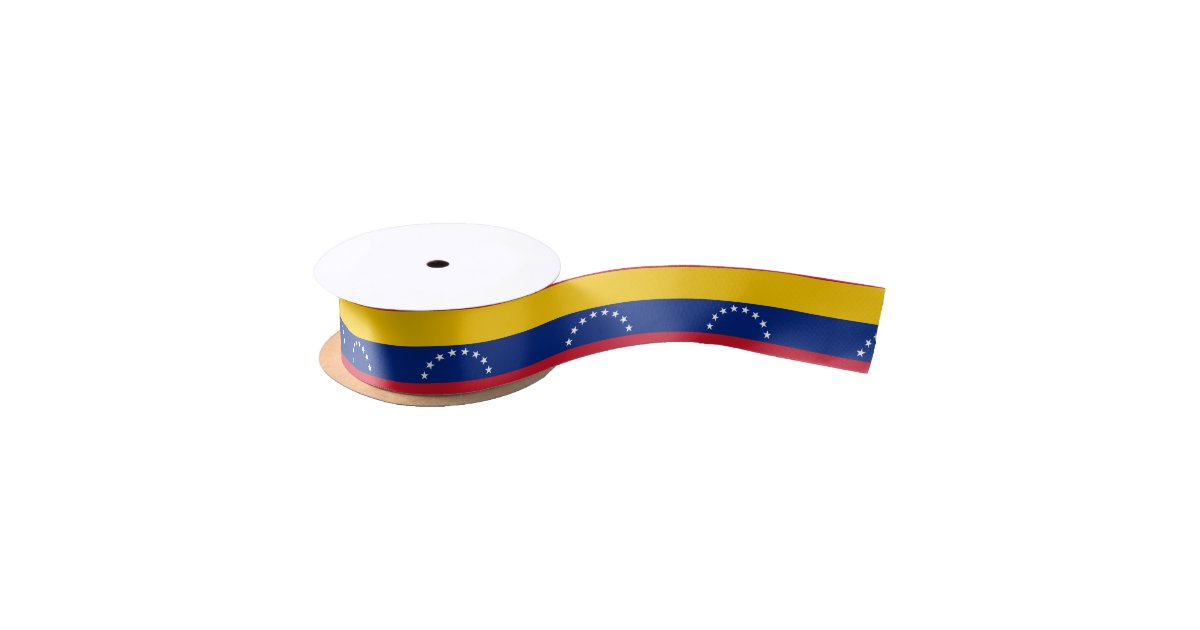 Venezuela Flag Satin Ribbon | Zazzle