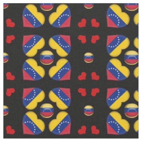 Patriotic: Flag of Venezuela Fabric | Zazzle