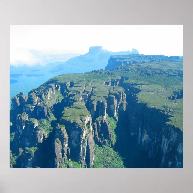 Venezuela Landscape from Airplane Photo Poster | Zazzle