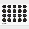 Venezuela Map 7 Stars Flag Classic Round Sticker | Zazzle