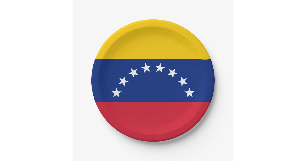 Venezuela (Venezuelan) Flag Paper Plates | Zazzle
