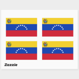 Venezuela/Venezuelan Flag Rectangular Sticker | Zazzle