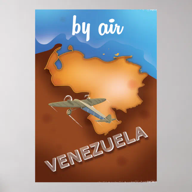 venezuela vintage travel poster | Zazzle