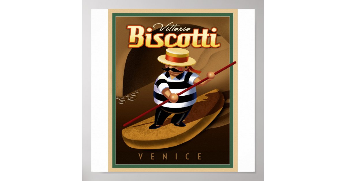 Venice Biscotti Poster | Zazzle