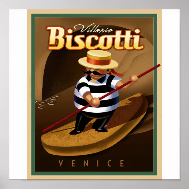 Venice Biscotti Poster | Zazzle