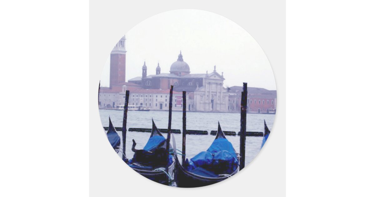 Venice Italy Travel Classic Round Sticker | Zazzle