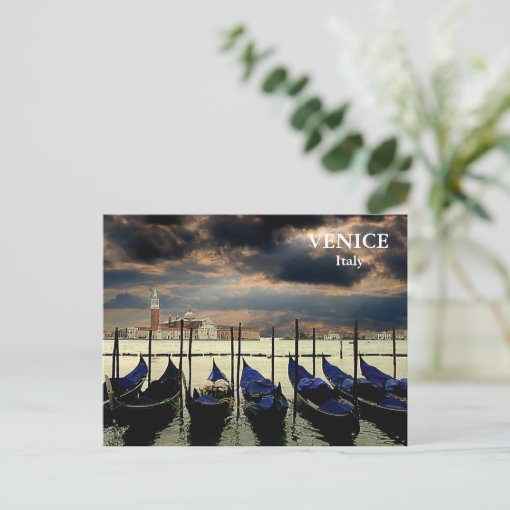 Venice Italy Travel Tourism Custom Postcard | Zazzle
