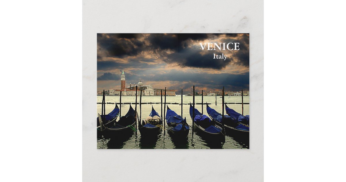 Venice Italy Travel Tourism Custom Postcard | Zazzle