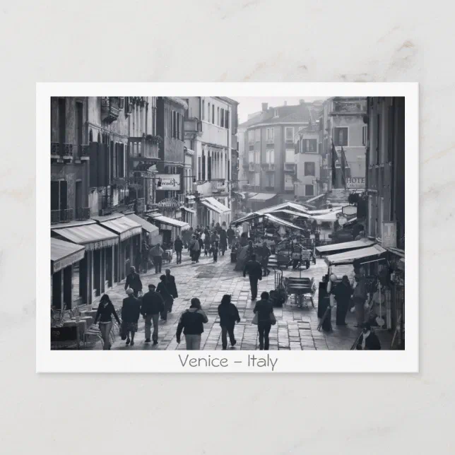 Venice street postcard | Zazzle