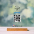 Venmo Acrylic Tabletop Sign | Contactless Payment | Zazzle