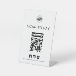 Venmo QR Code Sign Scan to Pay Business | Zazzle