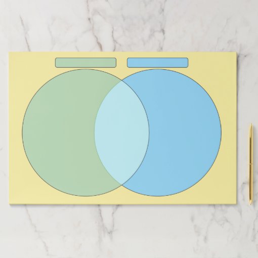 Venn Diagram Chart Office or School Paper Pad | Zazzle